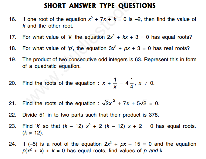 Quadratic Equation Worksheet Class 10 Cbse - Tessshebaylo Quadratic Equation Worksheet Class 10 Cbse - Tessshebaylo